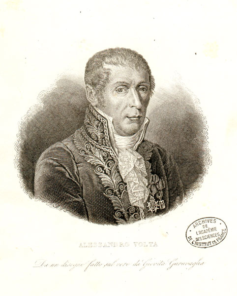 Alessandro Volta - Académie des sciences